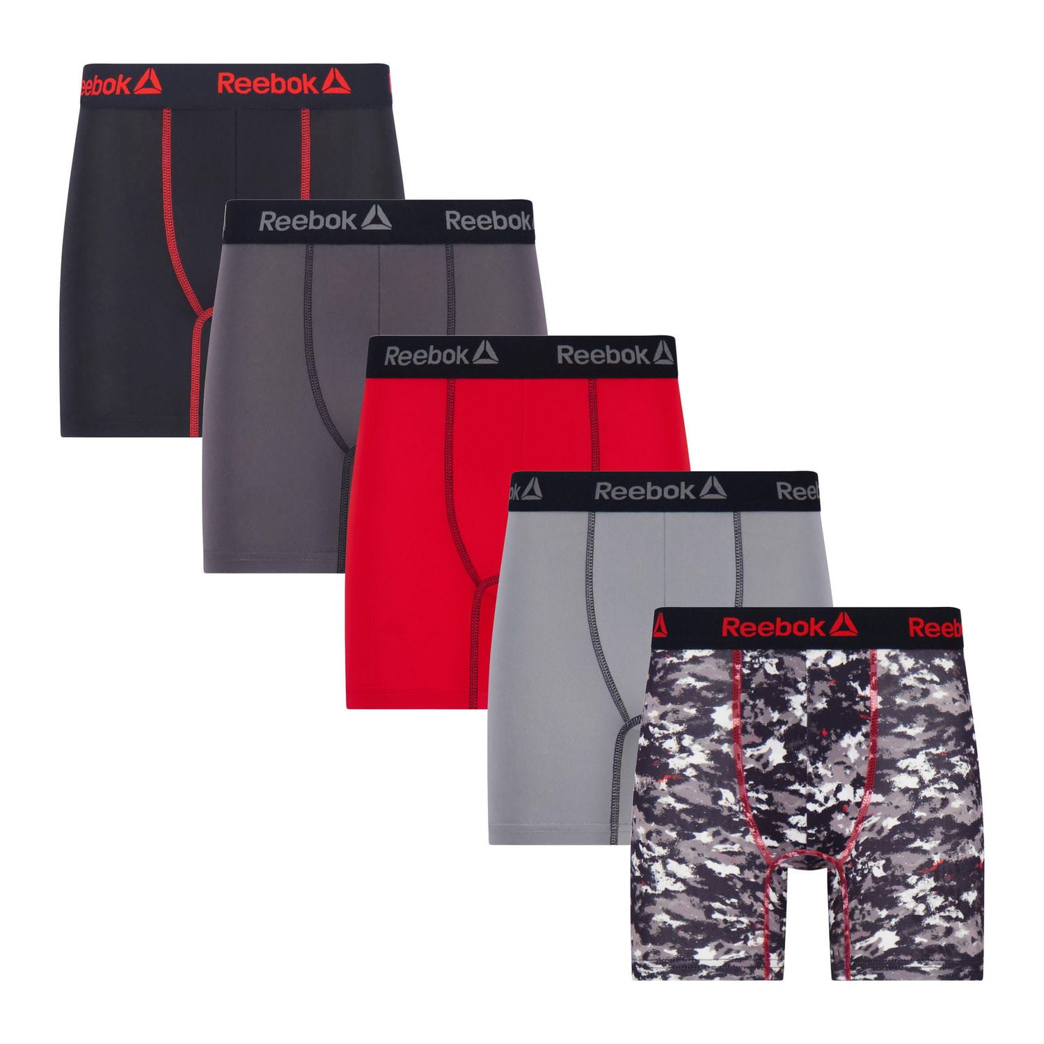 Click here for Reebok Boys 5 Pack Performance Boxer Brief M prices
