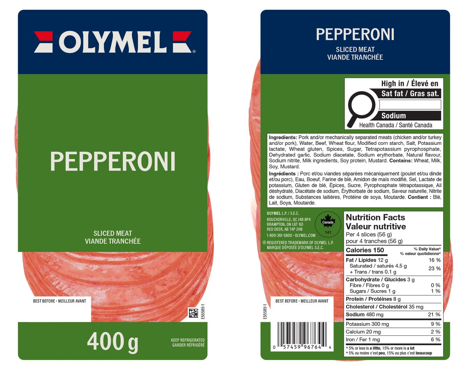 Click here for Olymel Pepperoni prices