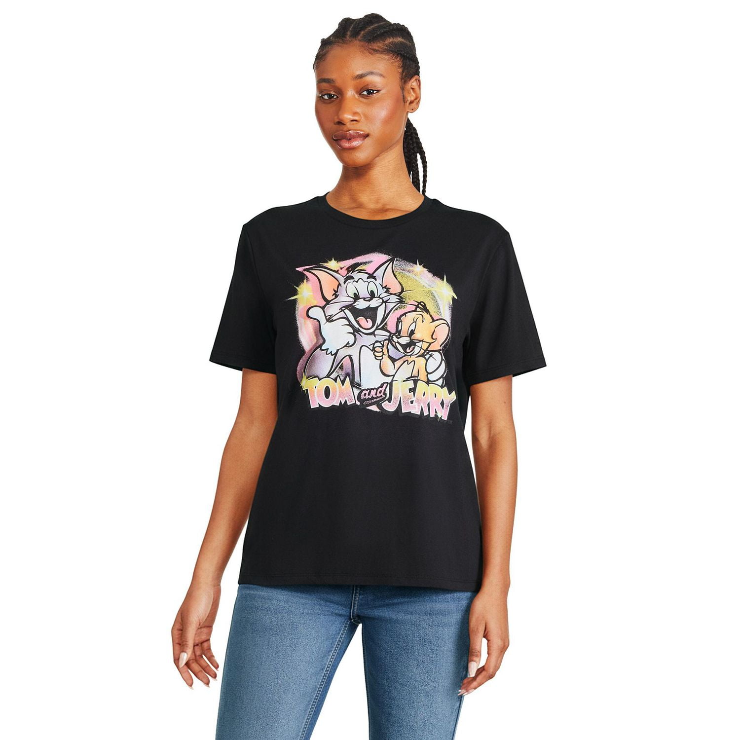Click here for Tom And Jerry Womens T-Shirt Xs prices