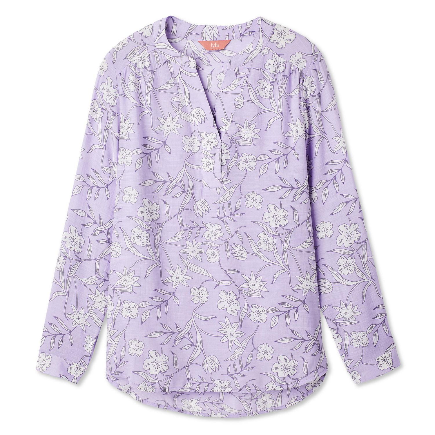 Click here for Iyla Womens Long-Sleeve Printed Top S prices