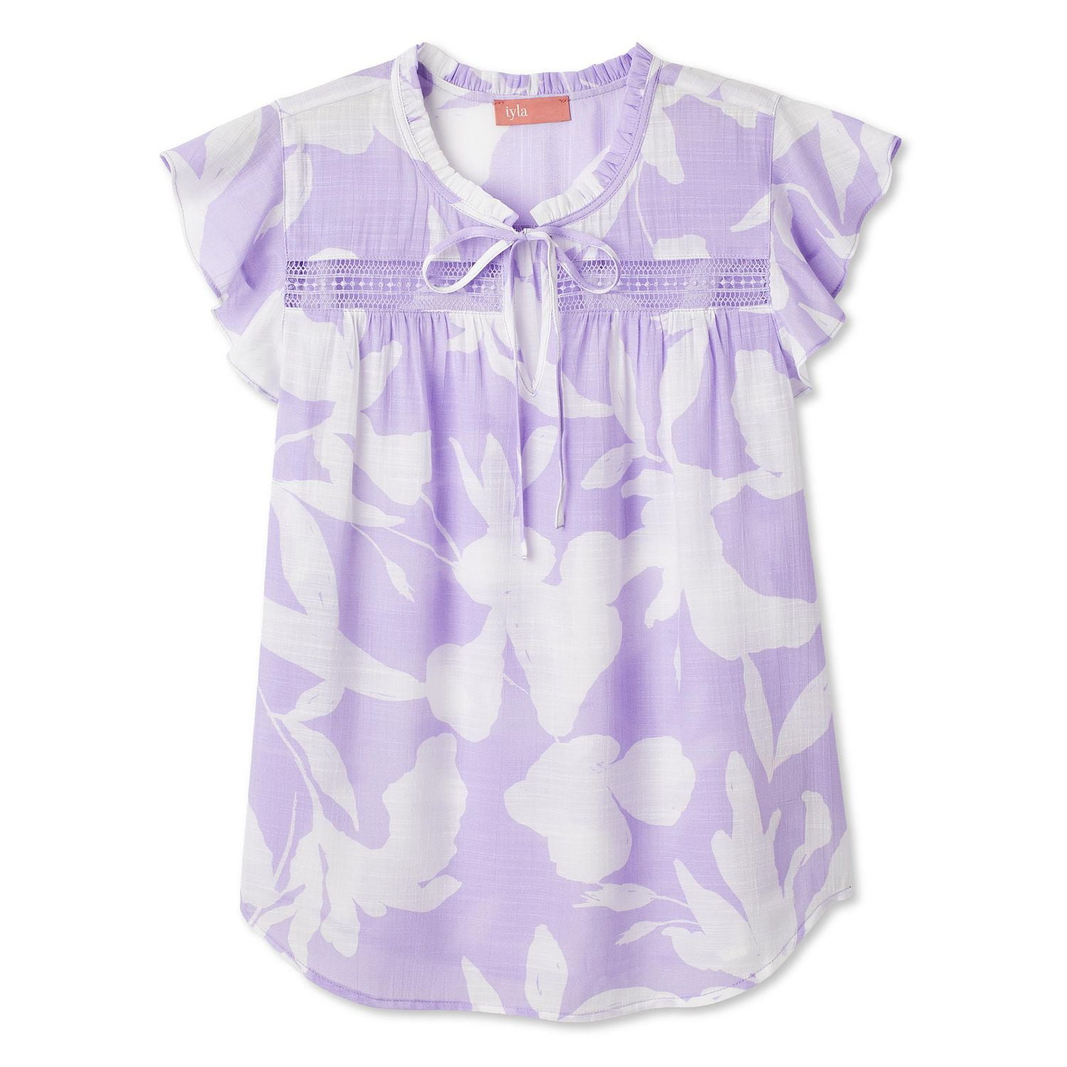 Click here for Iyla Womens Flutter Sleeve Blouse Xxl prices