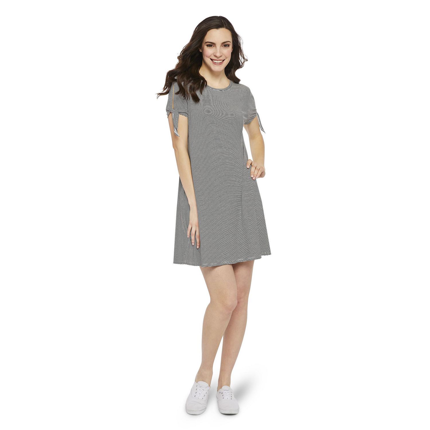 George Women's Striped Drapey Swing Dress | Walmart Canada