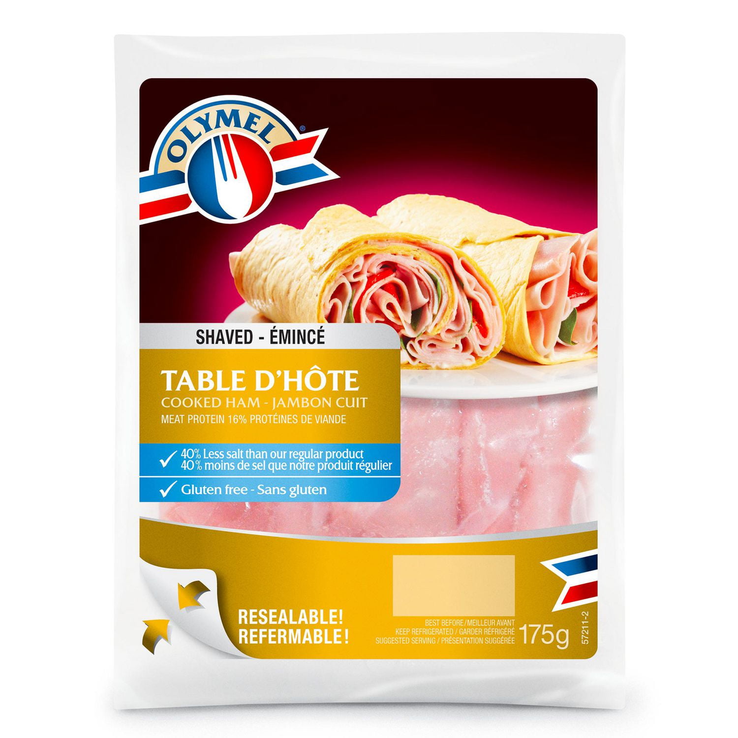 Olymel Shaved Table D’Hôte Cooked Ham | Walmart Canada