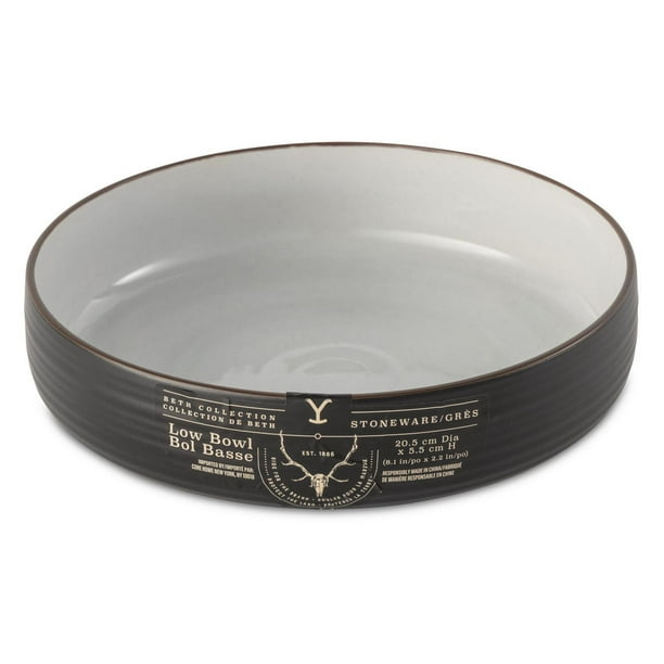 Yellowstone Stoneware Low Bowl, Beth Collection, Dinnerware - Walmart.ca