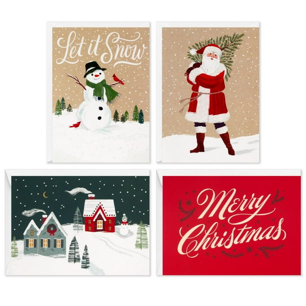 Connections From Hallmark Assorted Boxed Christmas Cards (Winter Wonder ...