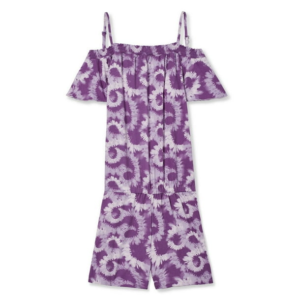 George Girls' Off the Shoulder Romper - Walmart.ca