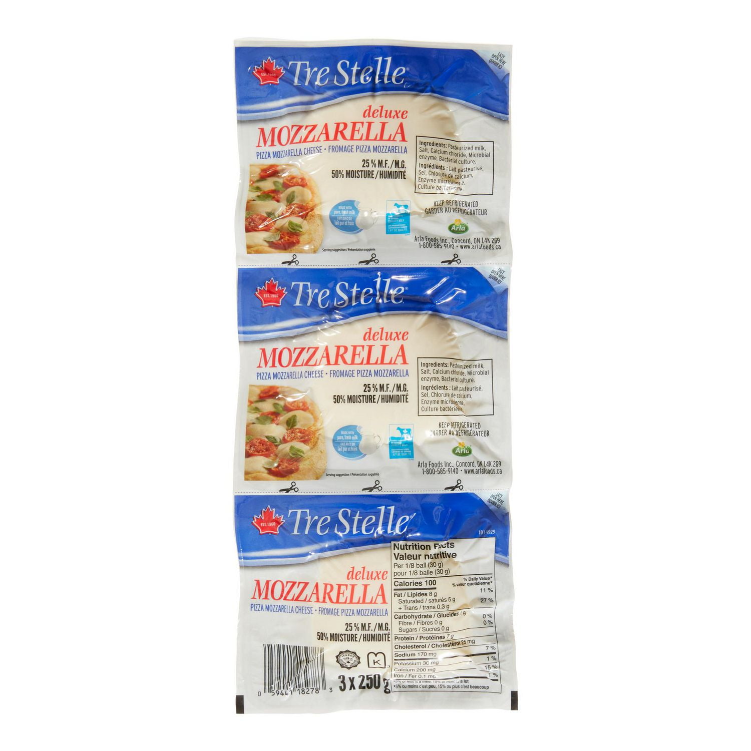 Click here for Tre Stelle Deluxe Mozzarella prices