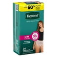 Depend Fresh Protection Adult Incontinence Underwear for Women ...
