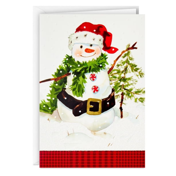 Image Arts French-Language Boxed Christmas Cards (Santa Snowman), 16 ct ...