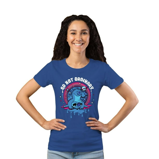 Disney Lilo & Stitch Ladies Not So Ordinary Short Sleeve T-Shirt ...