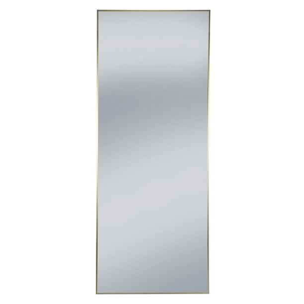 Hometrends Aluminum Leaner Mirror, Brushed Gold - Walmart.ca
