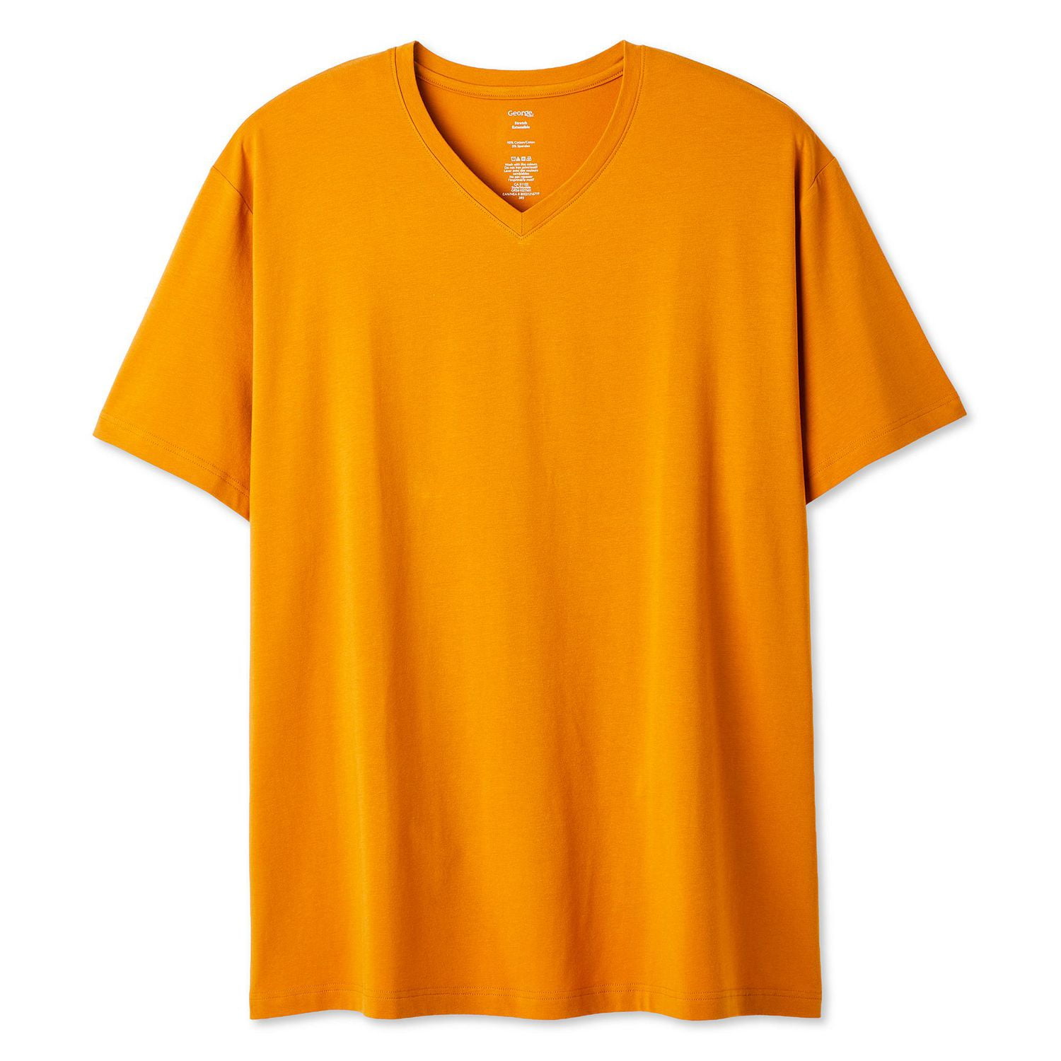 Click here for George Big Mens Stretch V-Neck T-Shirt 3xl prices