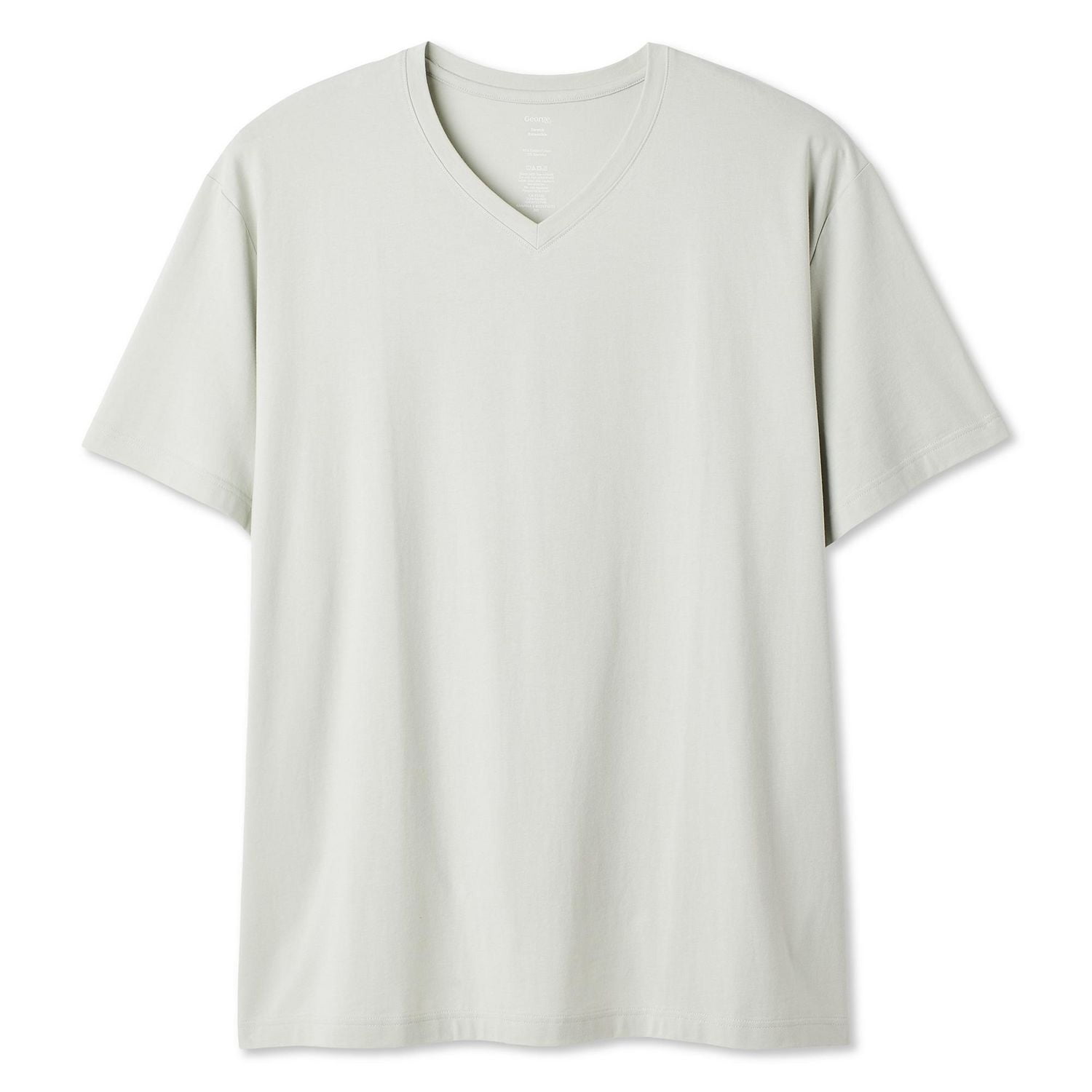 Click here for George Big Mens Stretch V-Neck T-Shirt 4xl prices