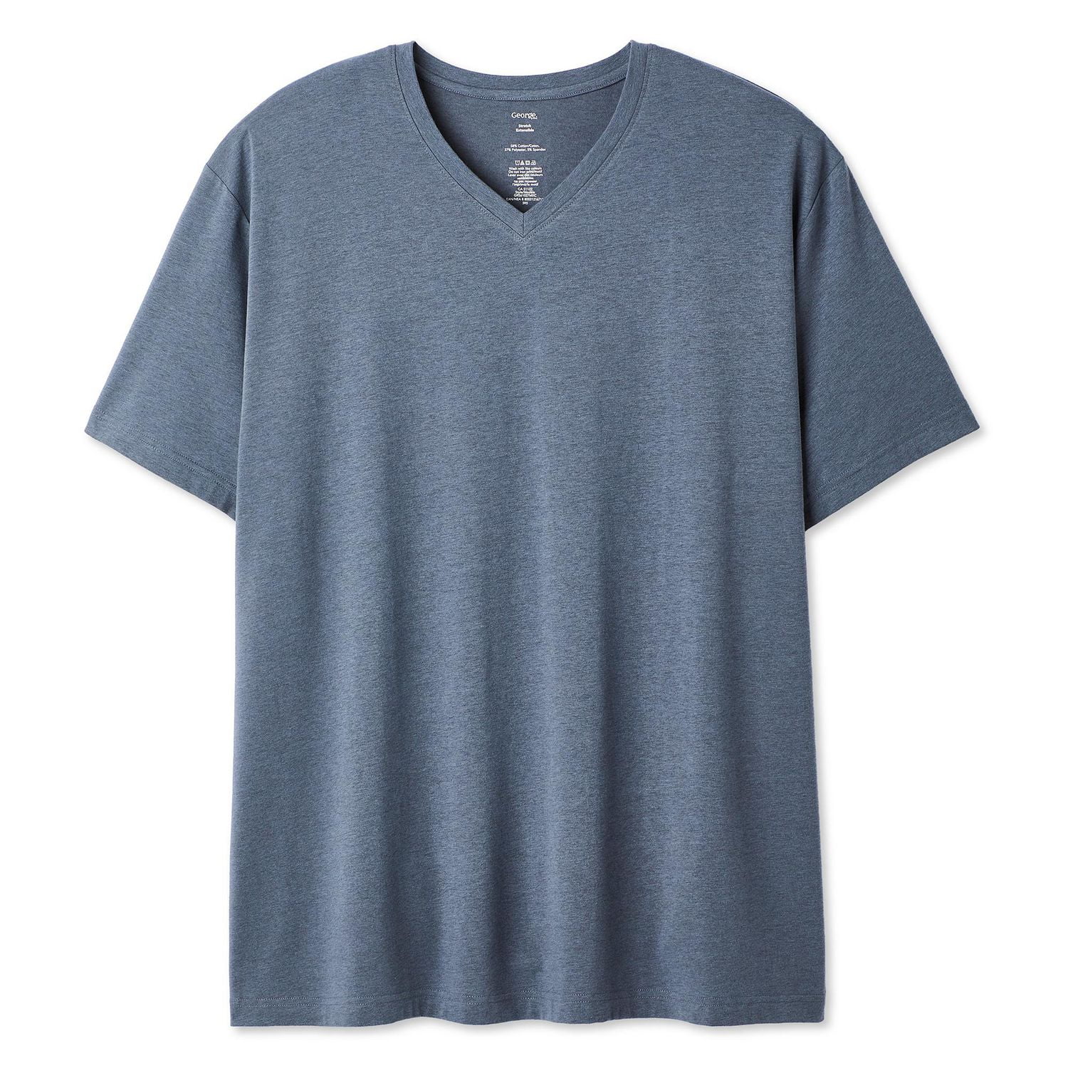Click here for George Big Mens Stretch V-Neck T-Shirt 3xl prices
