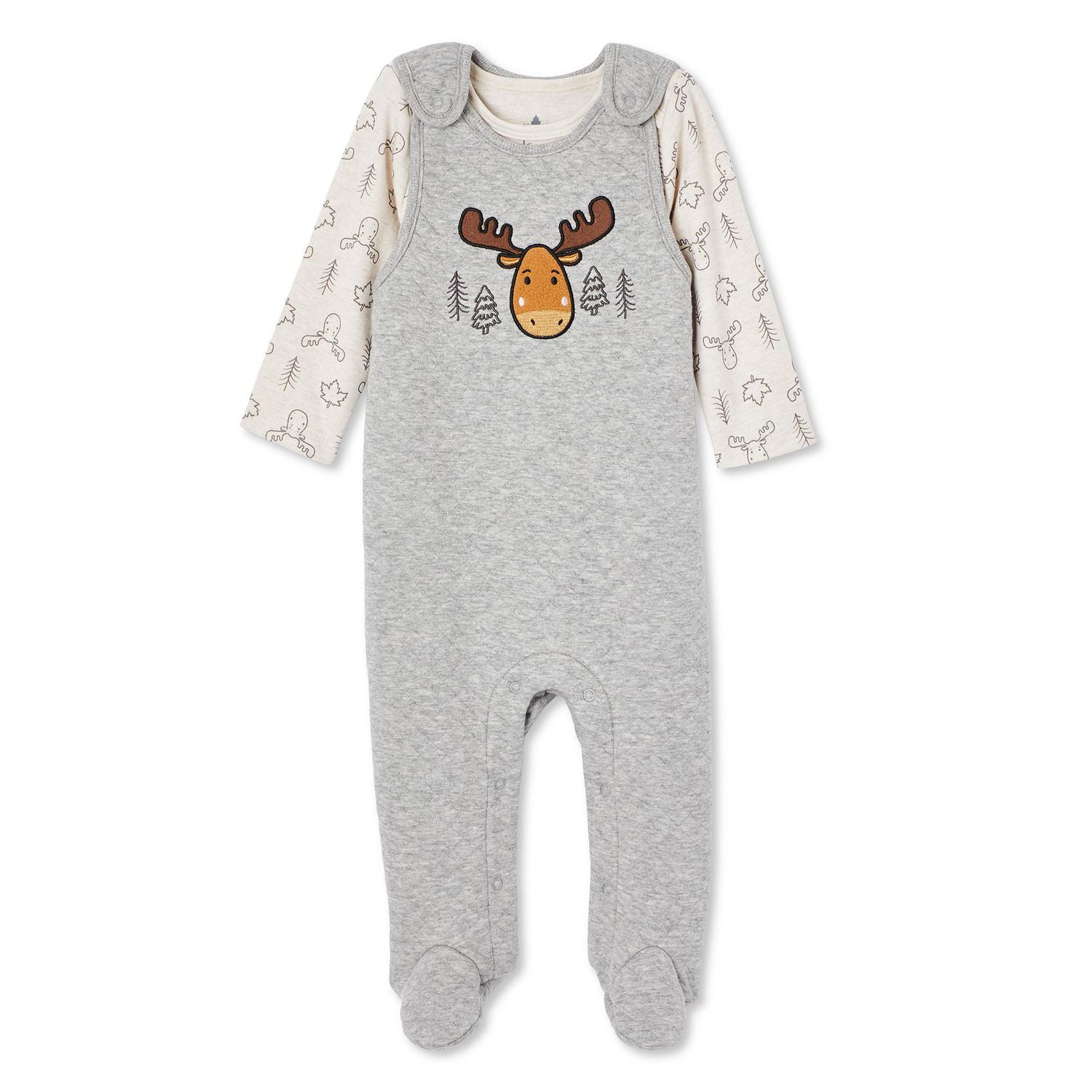 Click here for Canadiana Infants Gender Inclusive Overall Bodysui... prices