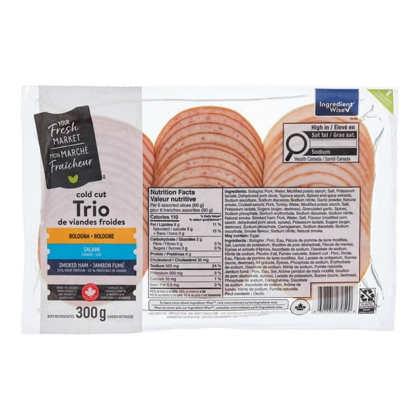 Your Fresh Market Cold Cut Trio, 300 g - Walmart.ca