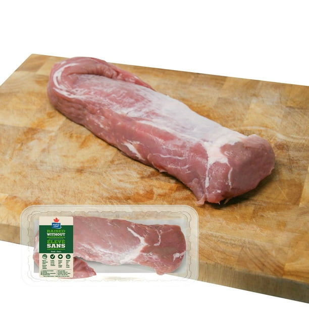Maple Leaf Fresh Pork Tenderloin Raised Without Antibiotics, 1 Pork ...