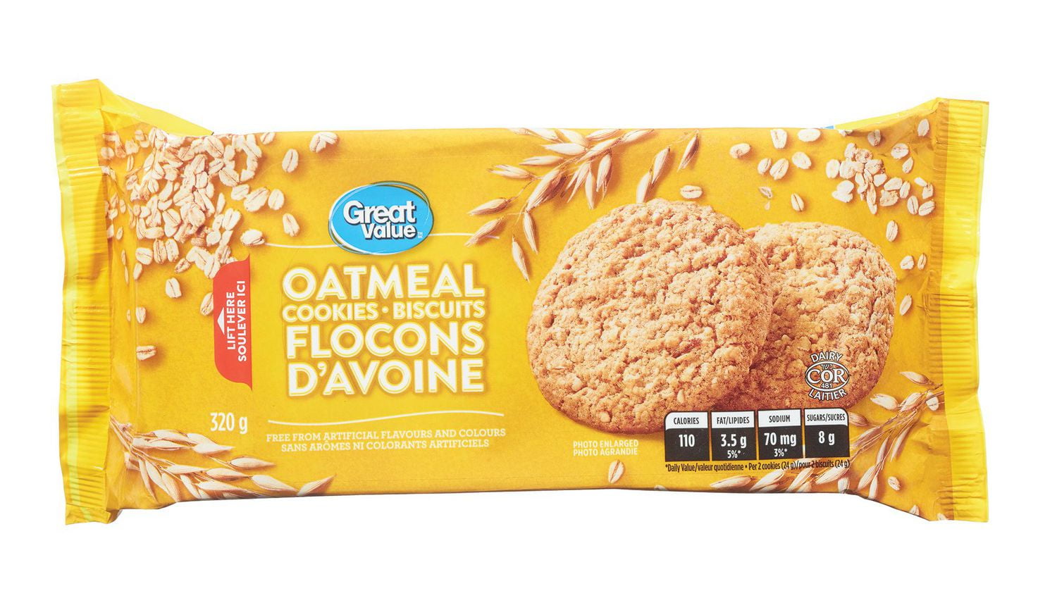 Great Value Oatmeal Cookies | Walmart Canada