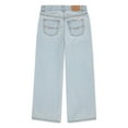 Levi Strauss Signature Girls' Mid-Rise Baggy Embroidered Flower Jeans ...