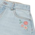 Levi Strauss Signature Girls' Mid-Rise Baggy Embroidered Flower Jeans ...
