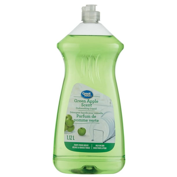 Great Value Green Apple Scent Dishwashing Liquid - Walmart.ca