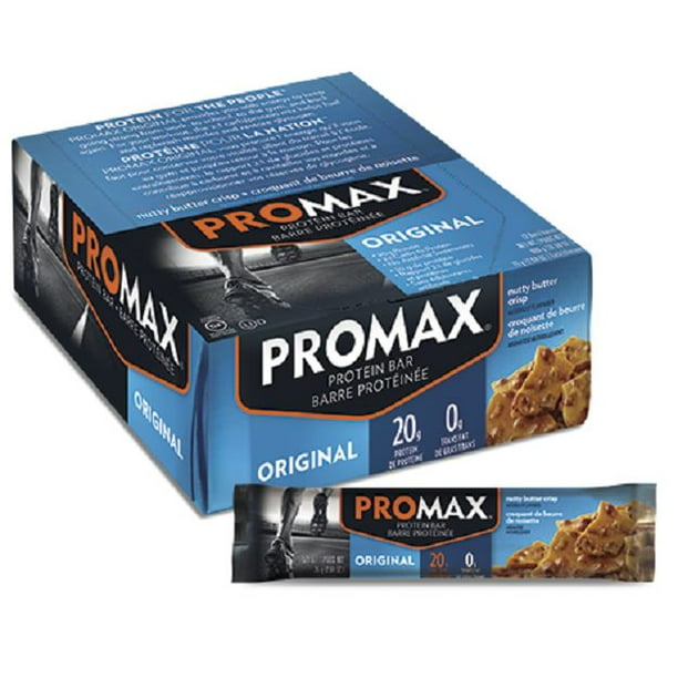 Promax® Original Protein Bars – Nutty Butter Crisp - Walmart.ca