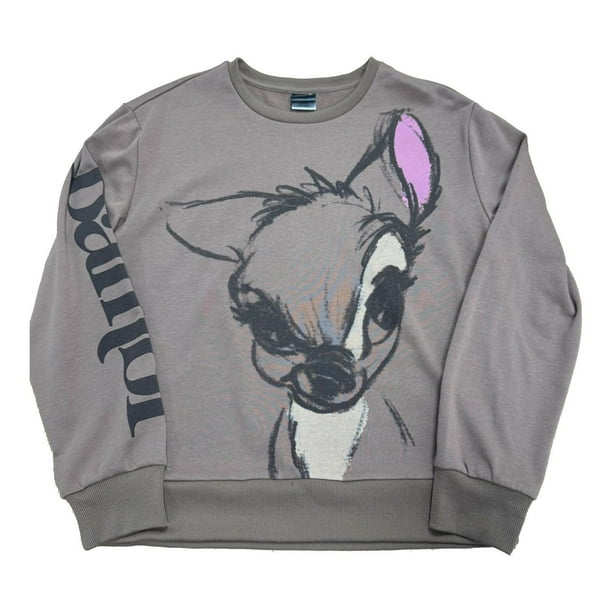 Disney Bambi Ladies Angry Bambi Long Sleeve Crew, Sizes: XS-XL - Walmart.ca