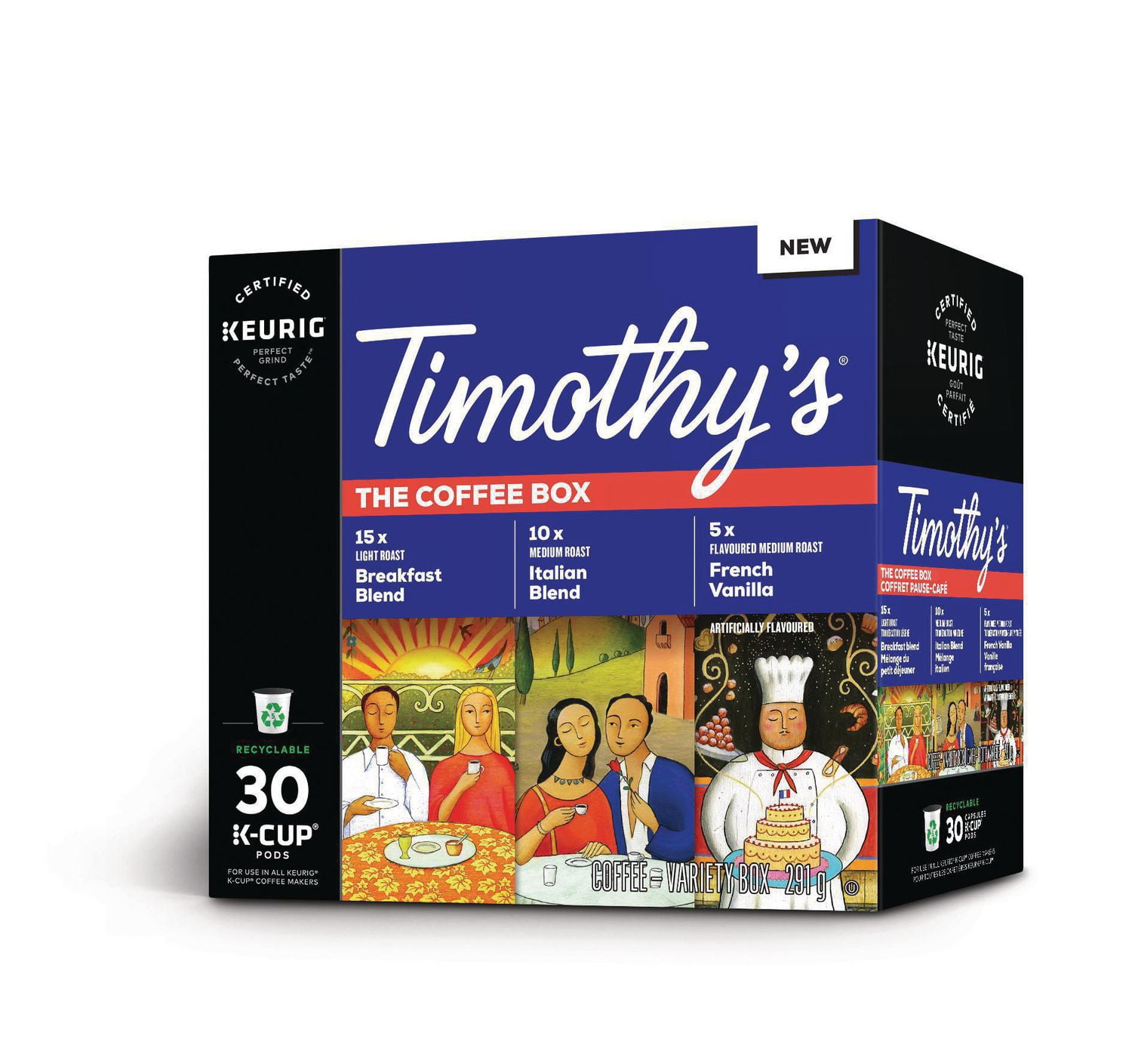 Timothy’s® The Coffee Box Keurig® Recyclables K-Cup® Pod | Walmart Canada