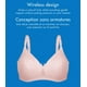 Bestform 97086248 Striped Wireless Cotton Bra with Lightly-Lined Cups ...