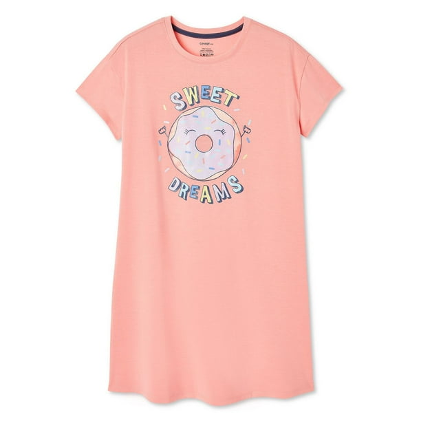 George Girls' Short Sleeve Nightshirt - Walmart.ca