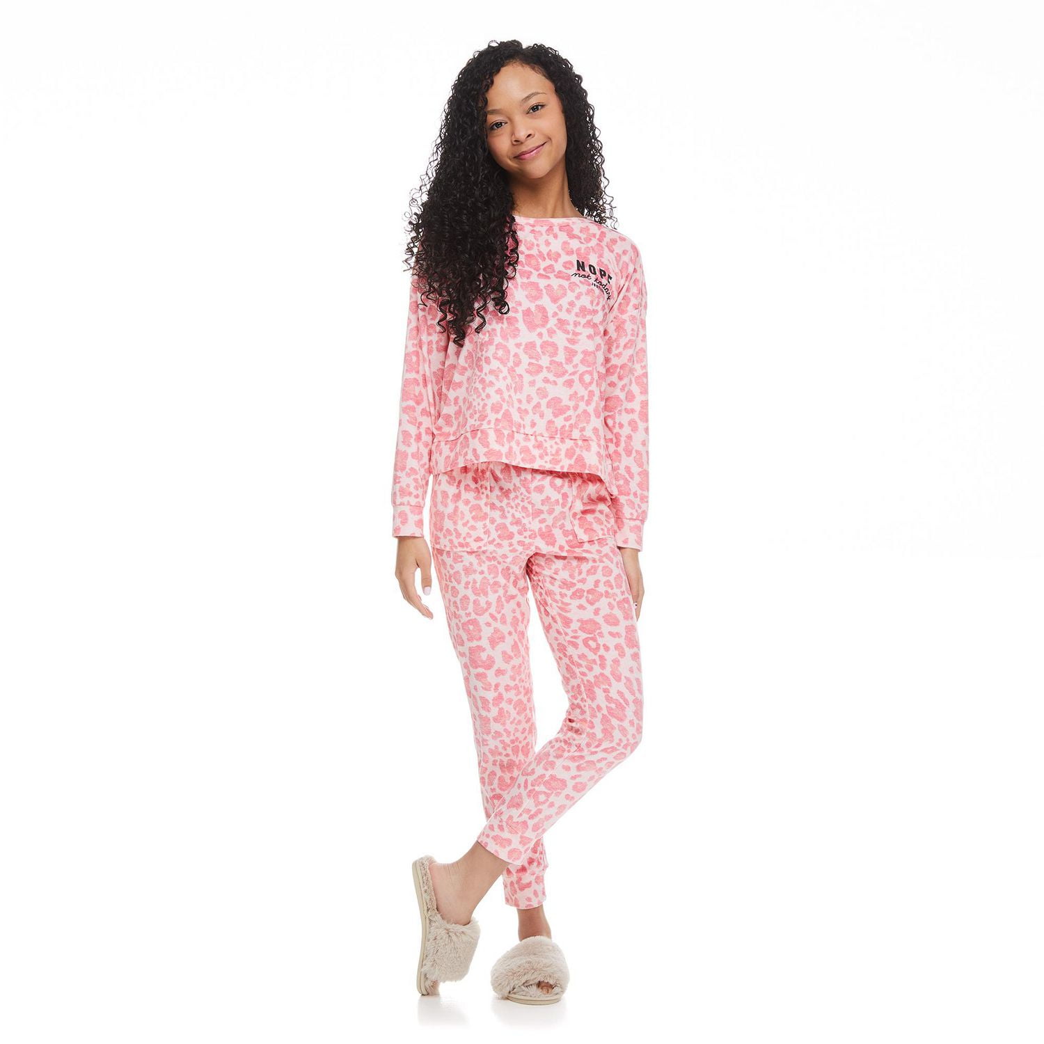 Justice Girls' Cuffed Pajamas 2-Piece Set - Walmart.ca