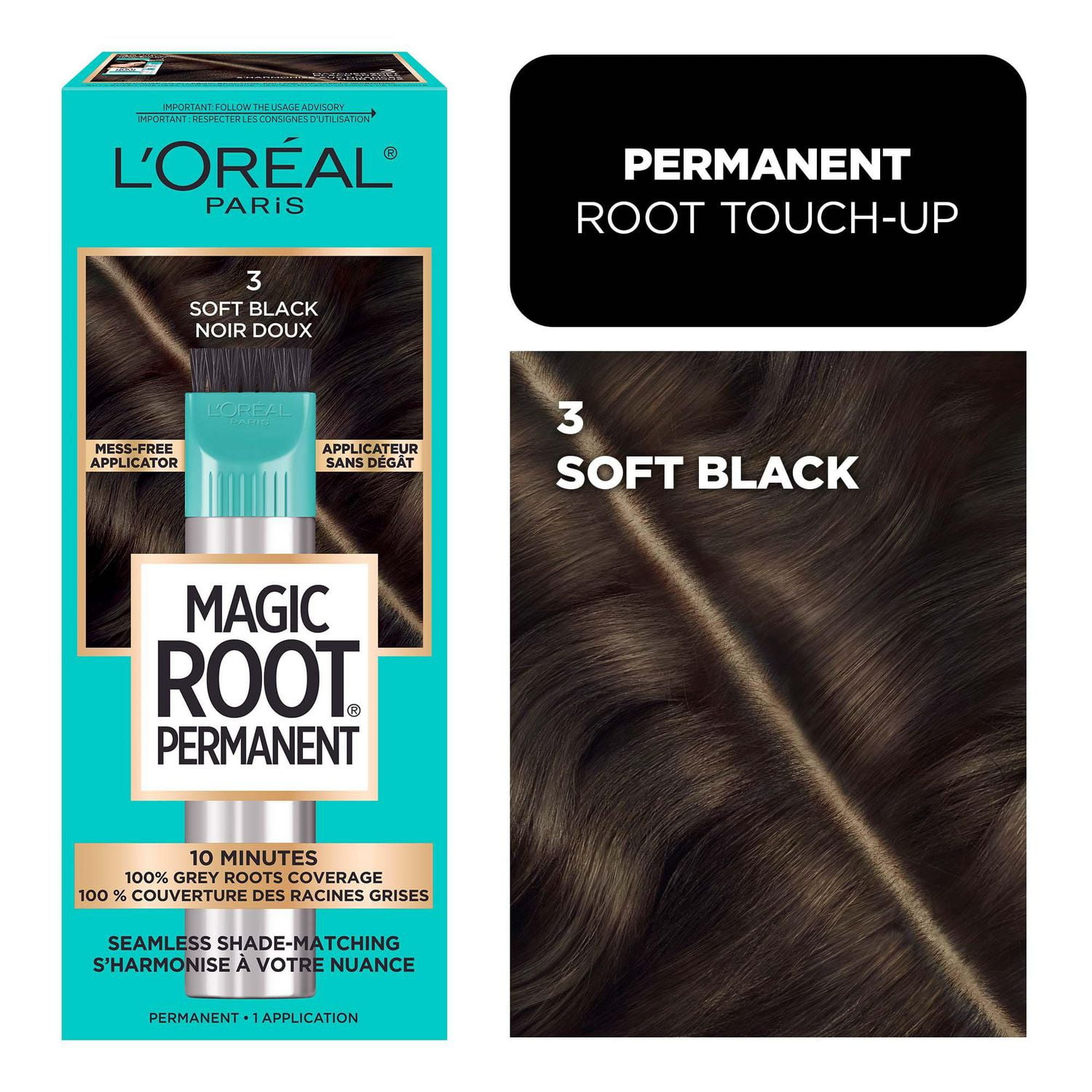 L'Oréal Paris Magic Root Permanent Hair Dye, Permanent Root Touch Up ...