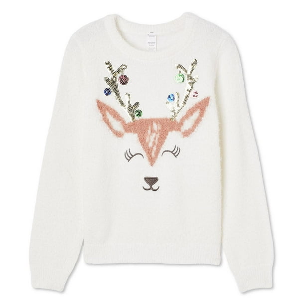 George Girls' Christmas Sweater - Walmart.ca