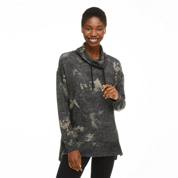 George Women’s Printed Cowl Neckline Hacci Top - Walmart.ca