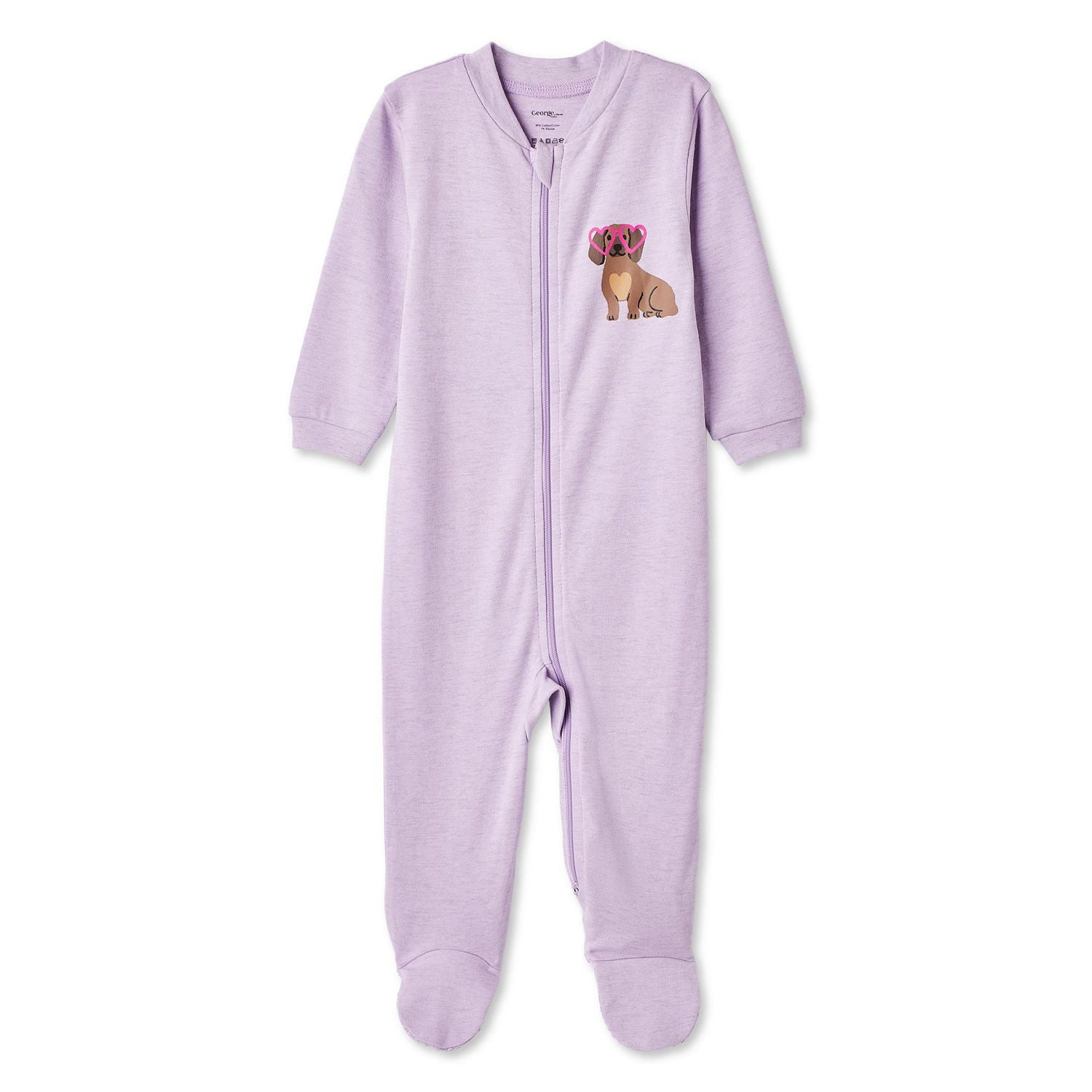 Click here for George Baby Girls Printed Sleeper 3-6 Months prices