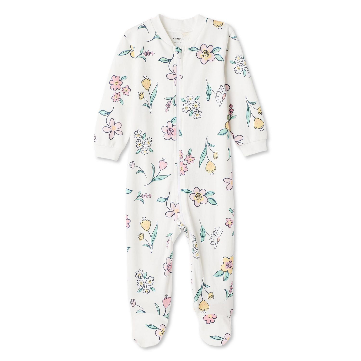 Click here for George Baby Girls Printed Sleeper 0-3 Months prices