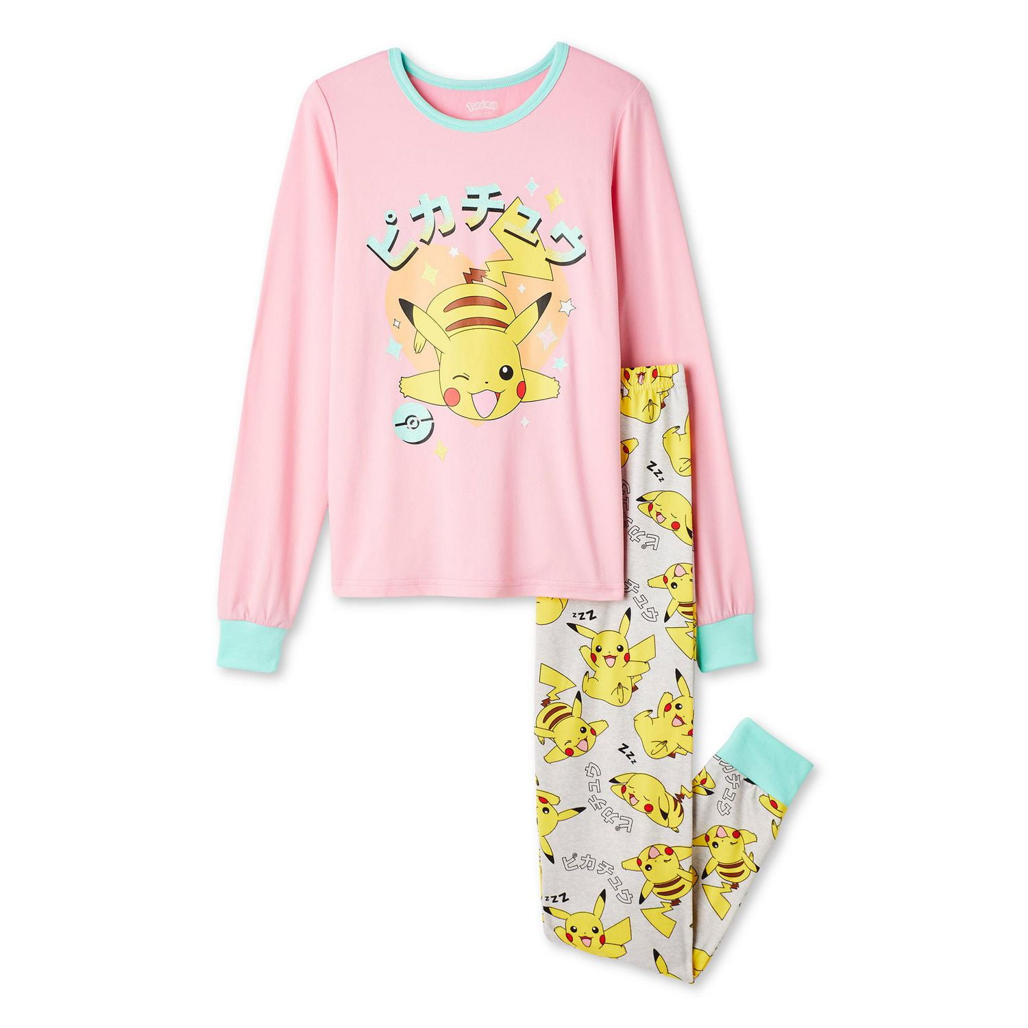 Click here for Pokémon Pokemon Girls Two Piece Pikachu Pajama Set... prices