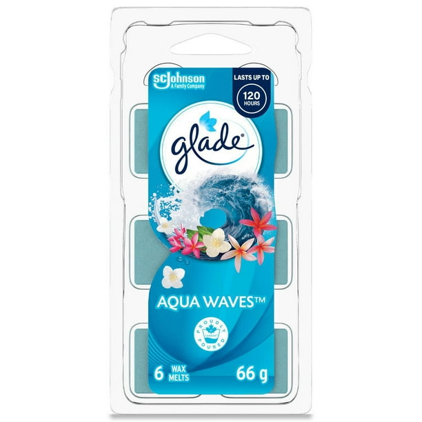 Glade® Wax Melt Air Freshener Refills, Aqua Waves, 6 Melts - Walmart.ca