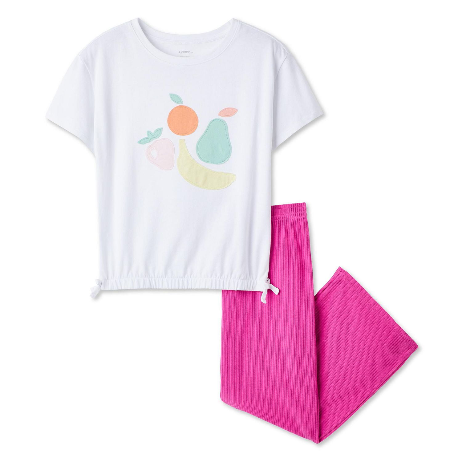 Click here for George Girls Two Piece Wide Leg Pant Set Xl prices