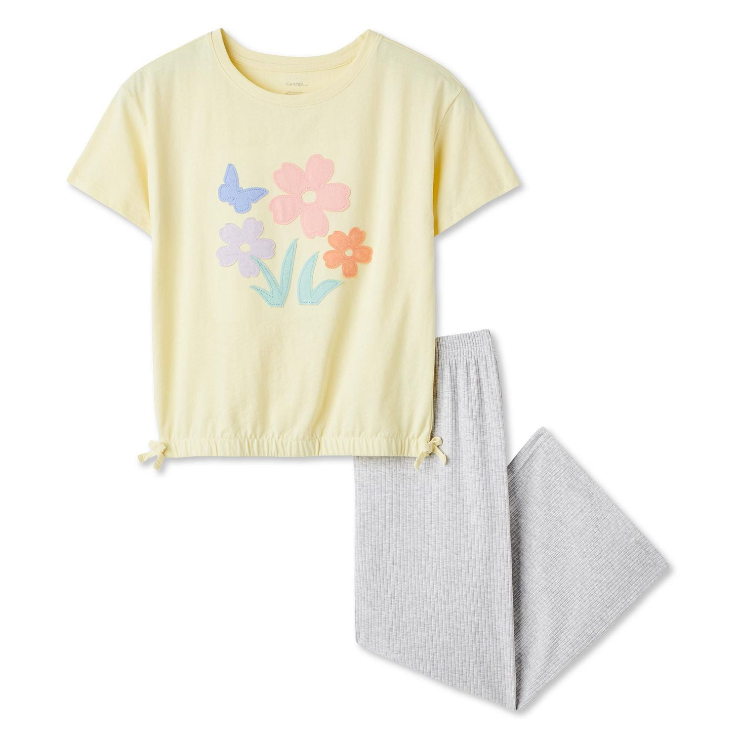 Click here for George Girls Two Piece Wide Leg Pant Set L prices