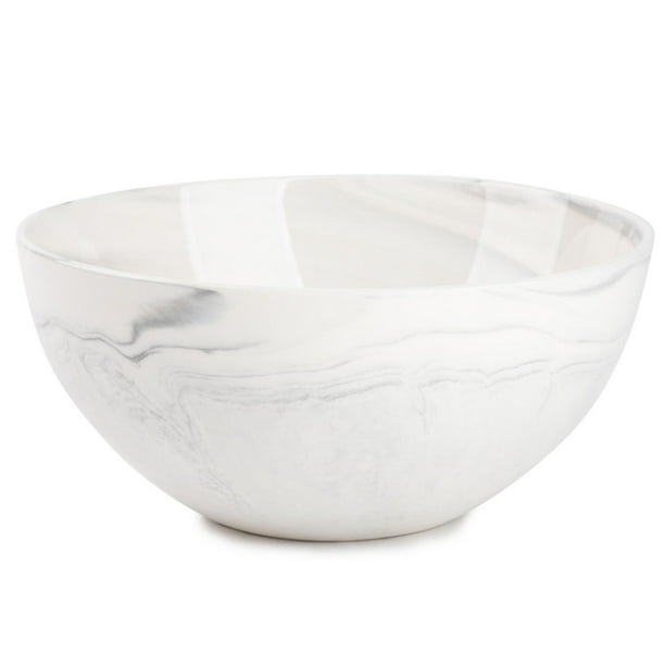 Thyme & Table Grey Marble Stoneware Round Cereal Bowl - Walmart.ca