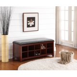 Rome Dark Walnut Storage Bench - Walmart.ca