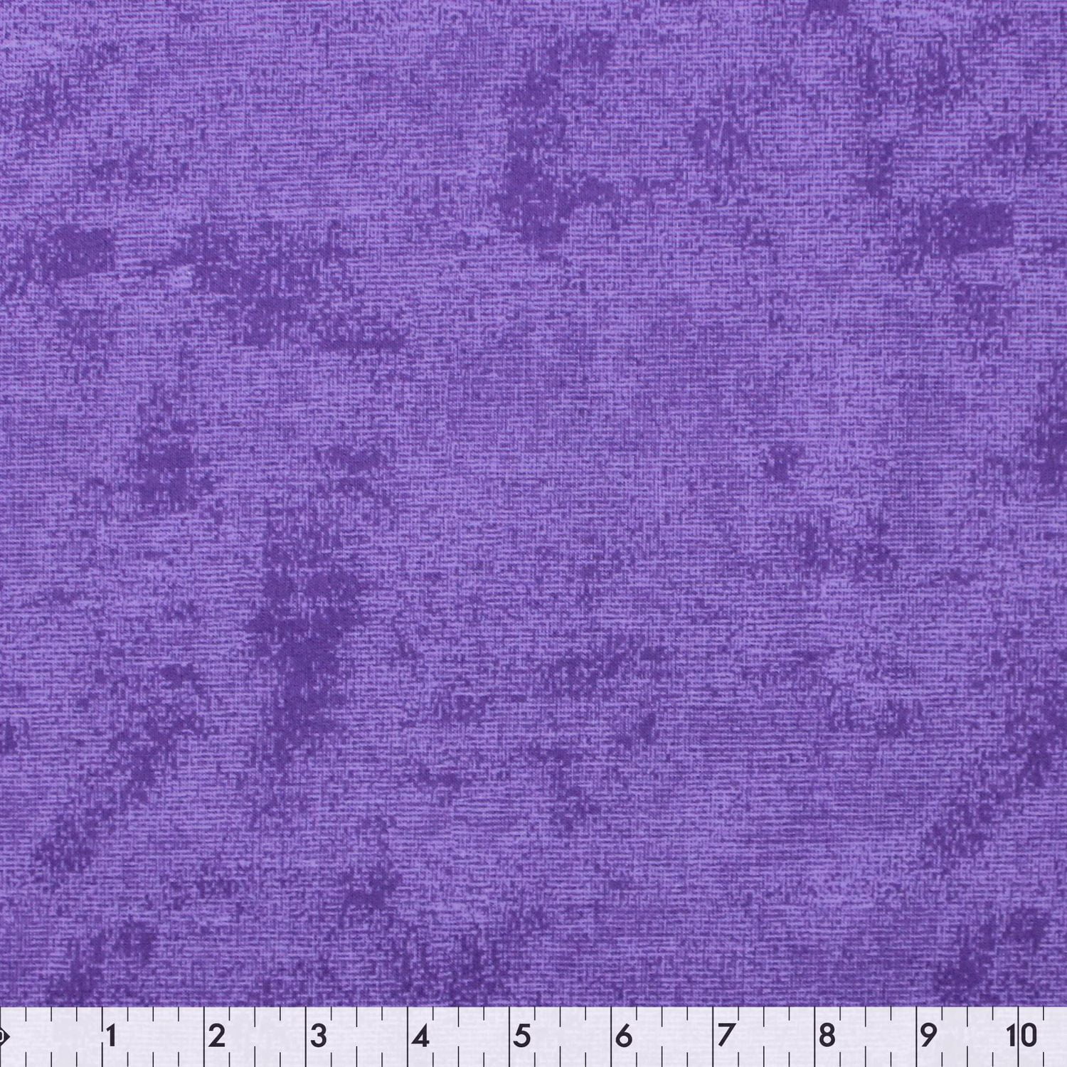 Fabric Creations Purple Textured Cotton Fabric by the Metre | Walmart ...