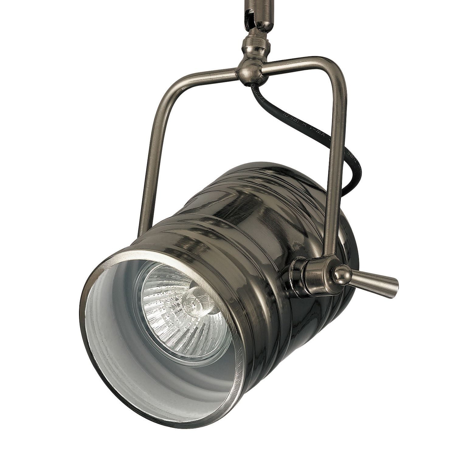 Globe Electric Benjamin 3-Light Dark Shiny Pewter Track Lighting kit ...