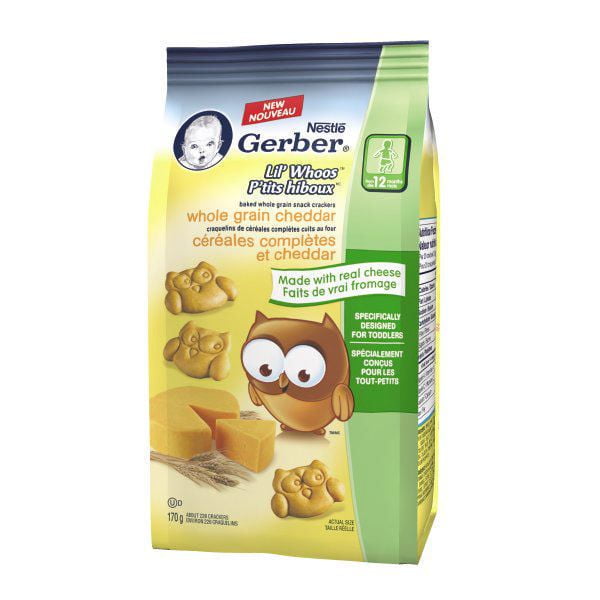 NESTLÉ® GERBER® LIL’WHOOS™ crackers - Whole Grain Cheddar - Walmart.ca