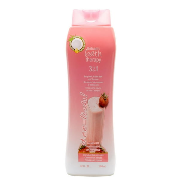 Belcam Bath Therapy 3-en-1 Gel douche, Bain moussant et Shampooing ...