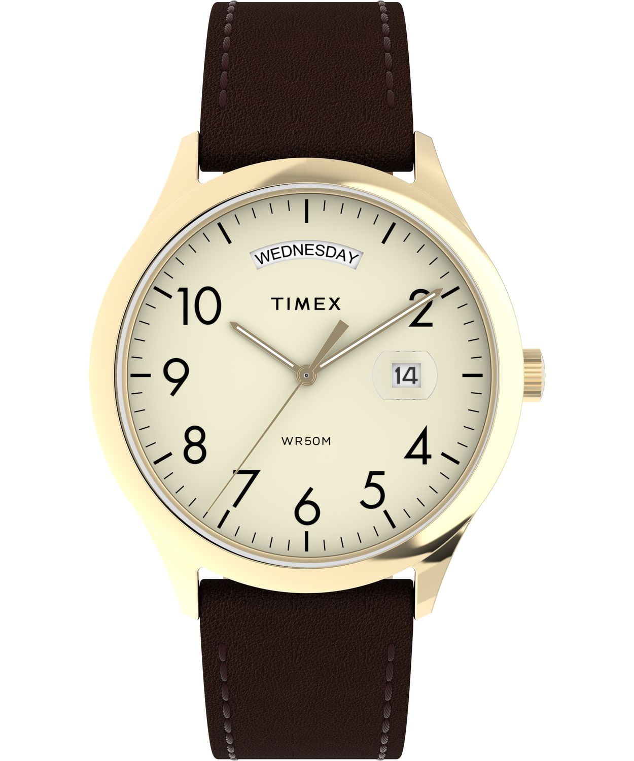 Click here for Timex Modern Easy Reader 40mm Leather Strap Watch... prices