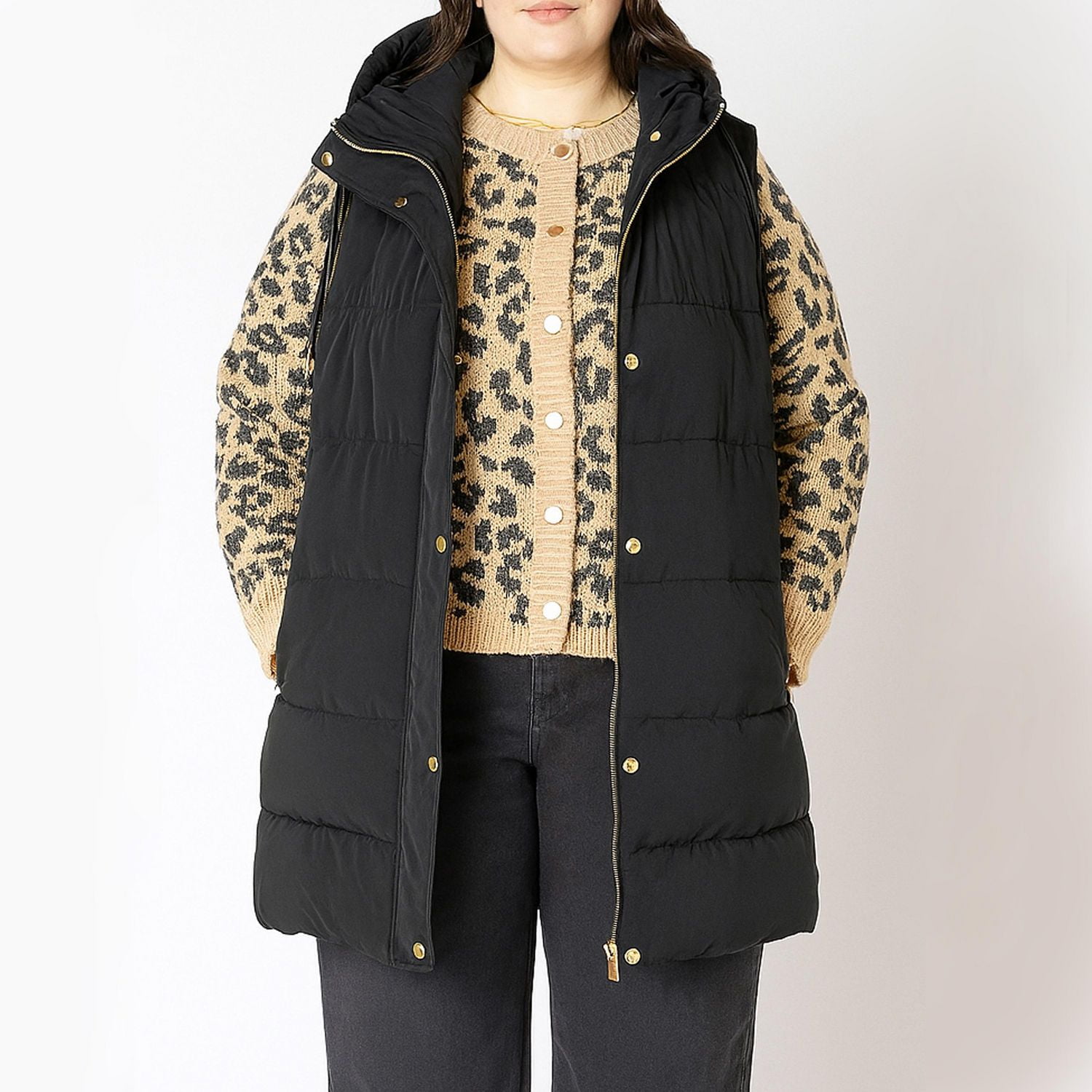 Click here for Devoted Hooded Puffer Vest 1x prices