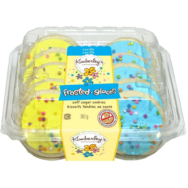 Biscuits au sucre à la vanille avec glaçage bleu du printemps de ...