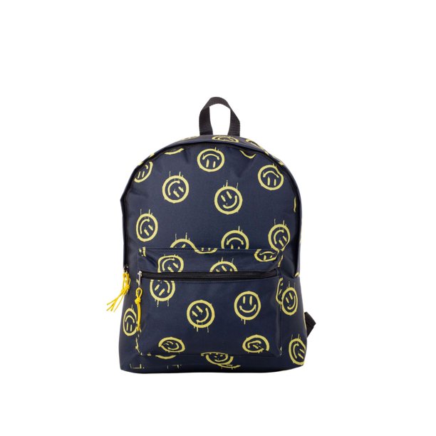 Jetstream Front Utility Pocket Backpack, Smiley Emoji, Simple daily ...